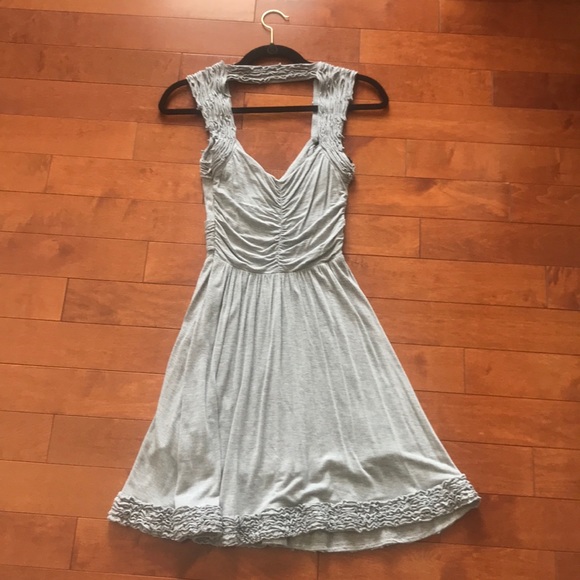 bebe | Dresses | Beautiful Bebe Gray Sundress Xs | Poshmark